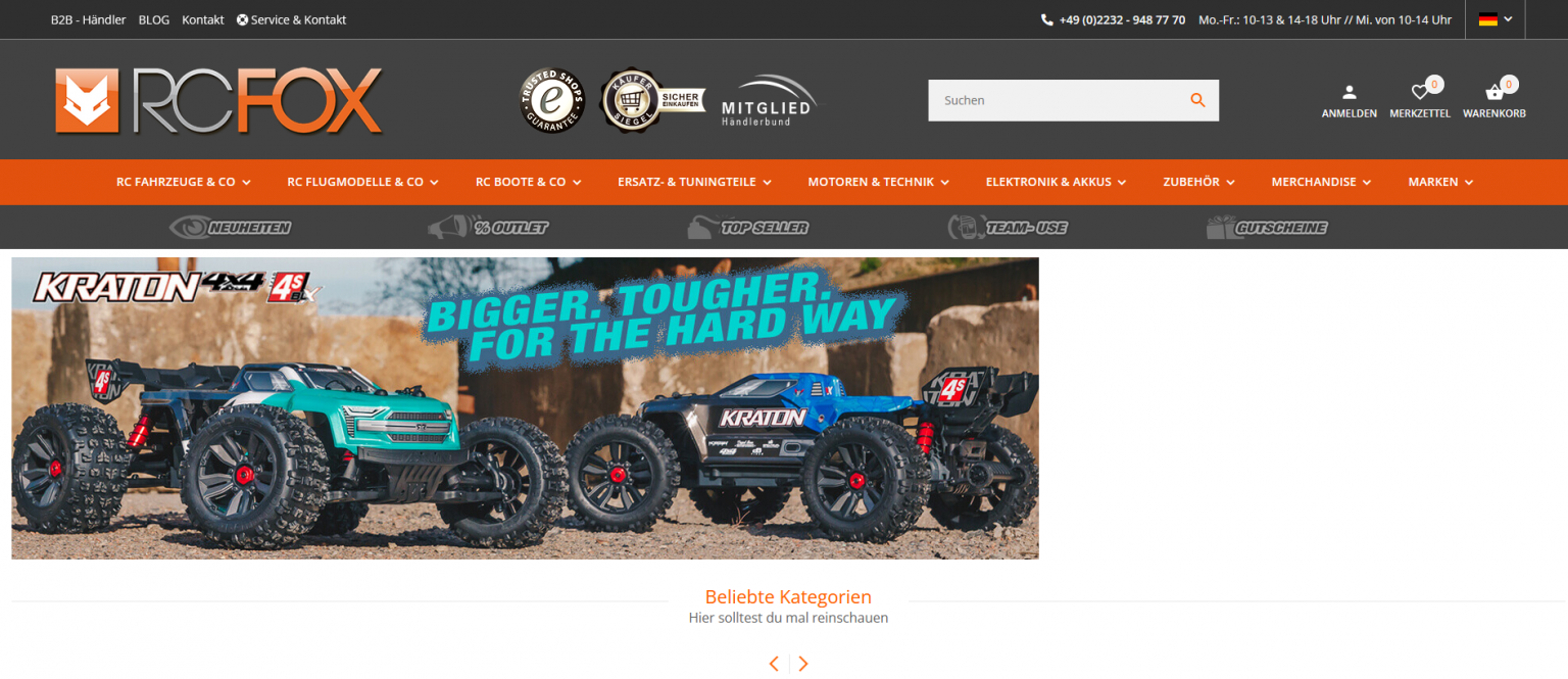 Alles über RCFOX ★ Tiwala GmbH ★ 2025